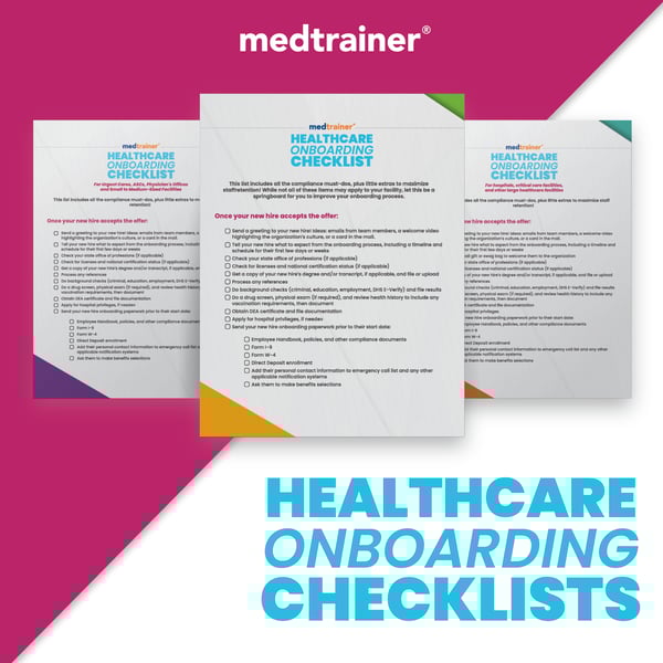 MedTrainer Healthcare Onboarding Checklist