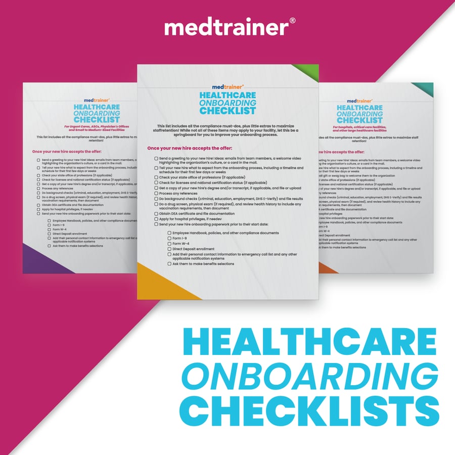 MedTrainer Healthcare Onboarding How-to Guide