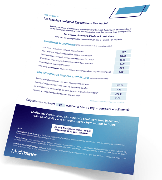 Free Worksheet | Get a Credentialing 'Reality Check'
